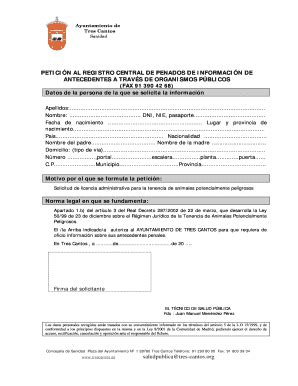Completable En línea trescantos Autorizaci n para petici n de
