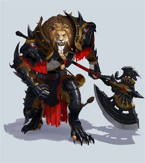 Lion Warrior By Jin Woo Bae Artbrut Rimaginaryarmor