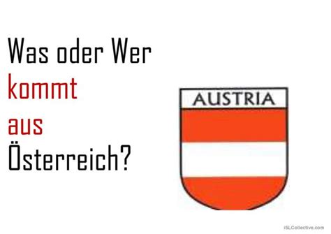 Wer Oder Was Kommt Aus Den Deutschsp Deutsch Daf Powerpoints
