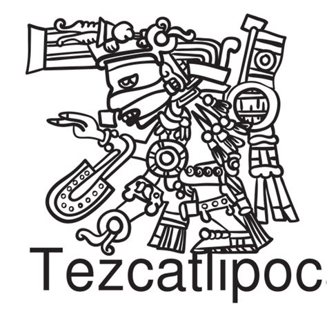 Diseños PNG de tezcatlipoca para camisetas Merch