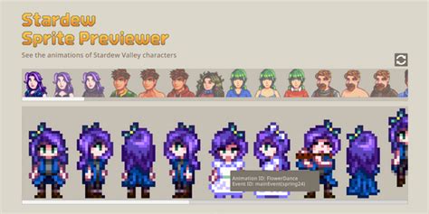 Stardew Sprite Previwer 10ver 배포 Asakohees Stardew Valley