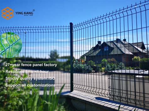 PVC Fence Triangular Bending 3D Wire Mesh Fence 3D Curvy Security Fence