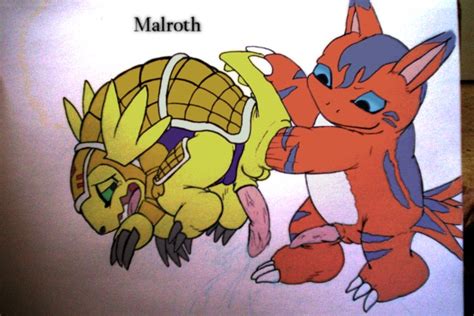Rule 34 Armadillomon Color Digimon Elecmon Interspecies Male Male Only Multiple Males Yaoi