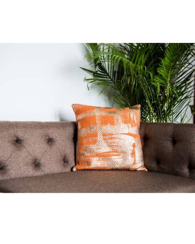 Navroz Copper Spot Cushion Cover By Ode And Cleo The Secret Label