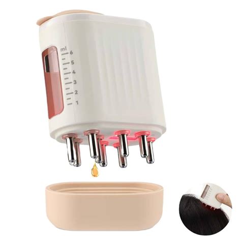 Koroind Microcurrent Led Red Light Vibration Massage Comb Electric Hair