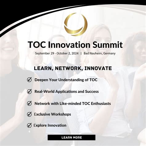 Tocico On Linkedin Theoryofconstraints Tocinnovationsummit