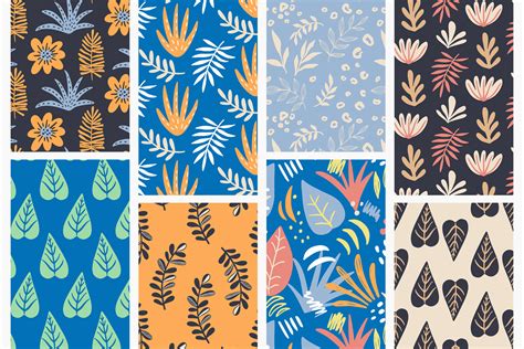 Magical Garden Botanical Patterns Collection On Behance
