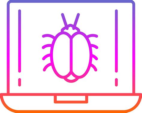 Bug Line Gradient Icon 39169175 Vector Art At Vecteezy
