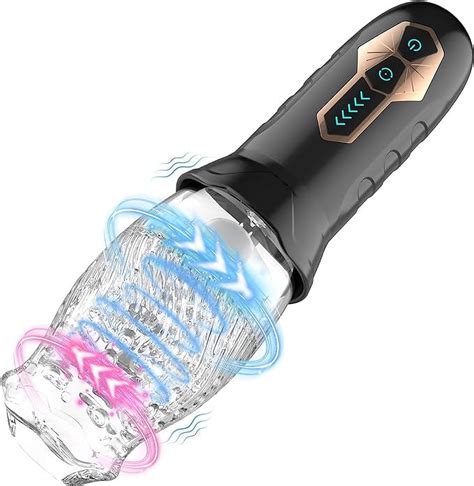 Mens Masturbation Toys Suction Rotating And Vibration Oral Handheld