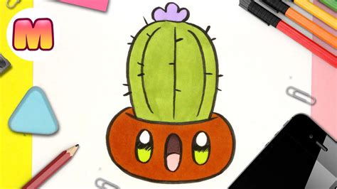 Como Dibujar Un Cactus Kawaii 🌵 Dibujos Kawaii Faciles 🌵 Como Dibujar