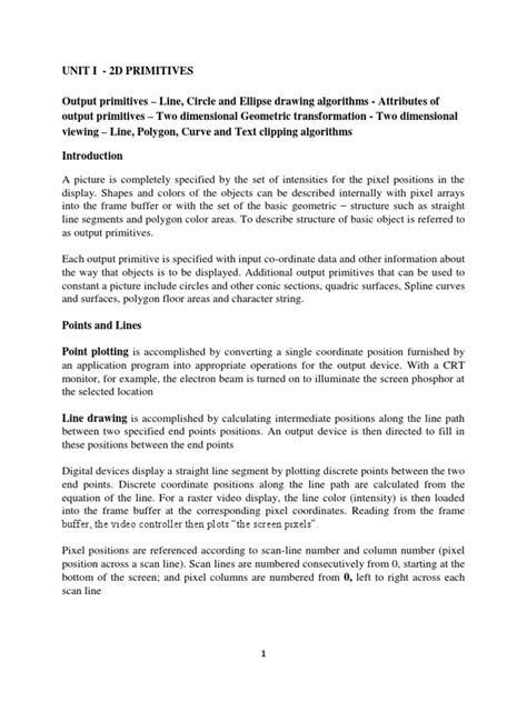 computer graphics pdf ellipse circle