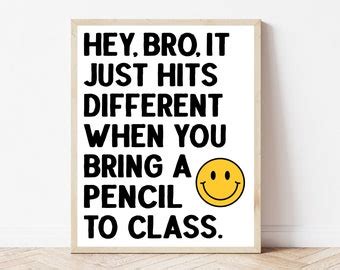 Middle School Classroom Posters Math Printable Science Wall Etsy