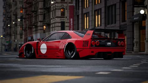 This Ferrari F40 Liberty Walk Body Kit Is Blasphemy But Gorgeous
