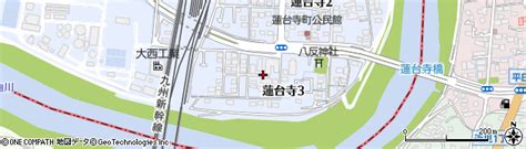 熊本県熊本市西区蓮台寺3丁目の地図 住所一覧検索｜地図マピオン