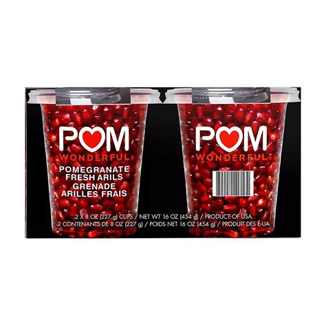 Pom Wonderful Pomegranate Arils 2 Pk8 Oz Bjs Wholesale Club