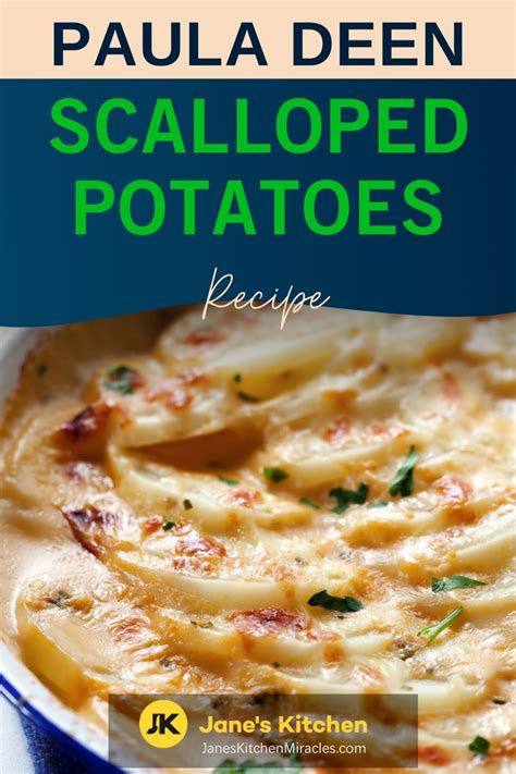 Paula Deen Scalloped Potatoes Recipe Gourmet Scalloped Potatoes