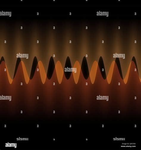 Illustration Of Multiple Waves Oscillating Or Overlapping By Many Small