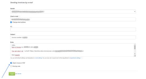 Sending Invoices By E Mail