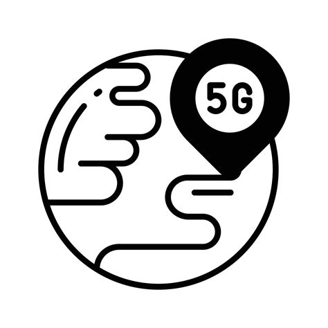 Grab This Creatively Designed G Network Location Icon In Trendy Style G Technology Vector