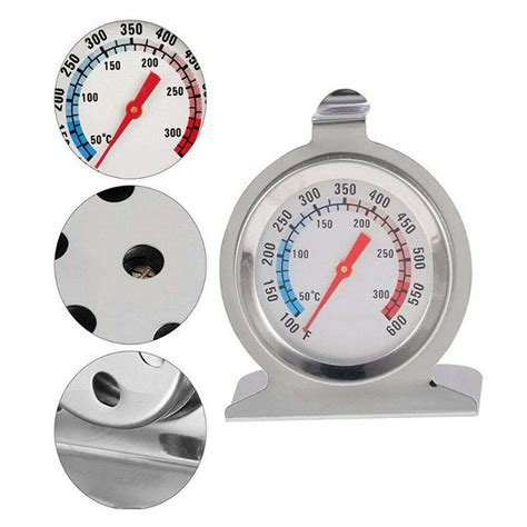 2pcs Baking Auxiliary Tool Oven Thermometer Measuring Instrument Stand