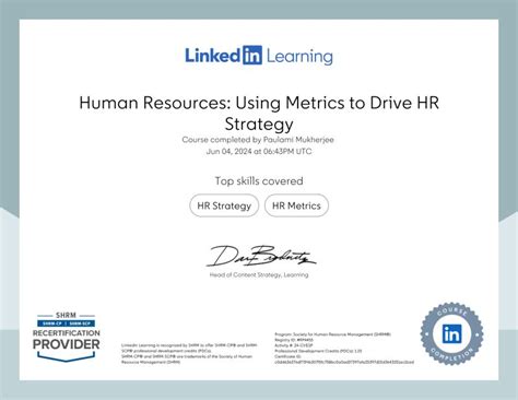 Paulami Mukherjee On Linkedin Certificate Of Completion