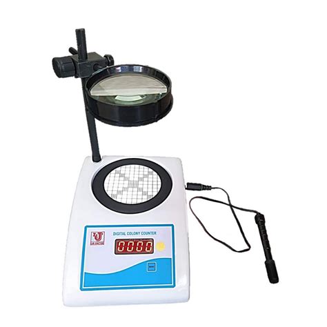 Lab Junction Colony Counter Digital Microprocessor Based Range 0 999999 Lab Junction