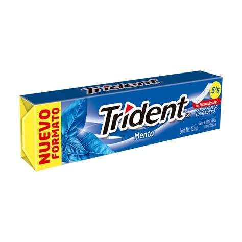 Chicle Menta Sin Azúcar Trident 13 5g