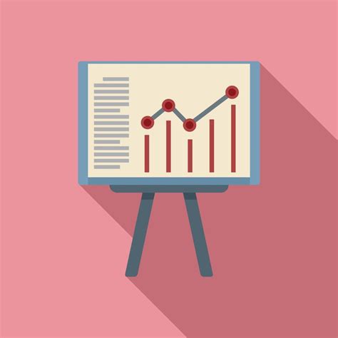 Internship Banner Graph Icon Flat Style 14504448 Vector Art At Vecteezy