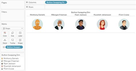 How To Do Button Swapping In Tableau Playfair