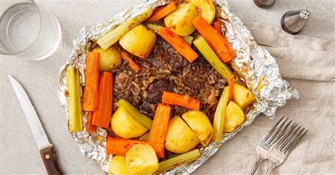 Baked Chuck Steak Dinner In Foil Ziggys