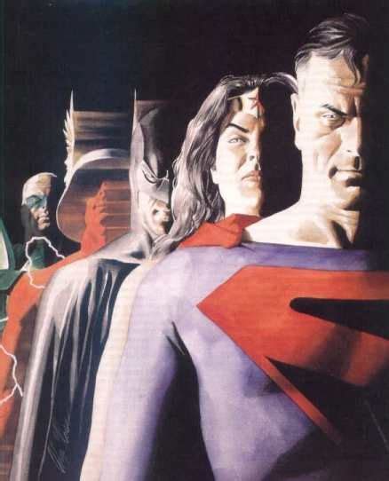 Kingdom Come Justice League By Alex Ross Alex Ross Batman Art Dc
