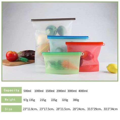 Silicone Food Bags 3000ml