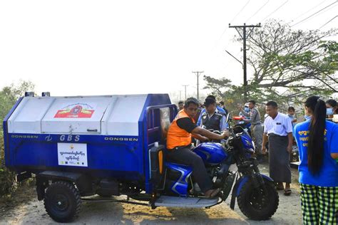 ကျောက်ဖြူမြို့၌ စွန့်ပစ်ပစ္စည်းစီမံခန့်ခွဲမှုဆိုင်ရာ လုပ်ငန်းစီမံချက်အရ