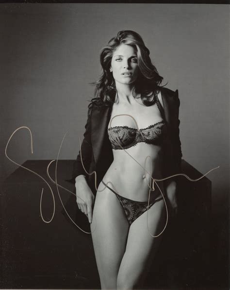 Stephanie Seymour White Bikini