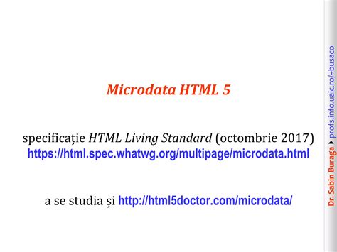 Wade 2017 2018 Tutorial 23 Data Modeling In Html Html5