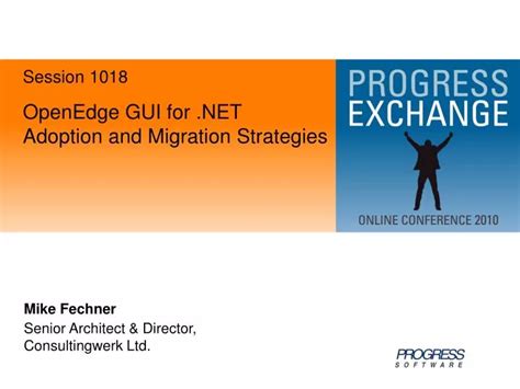 Ppt Openedge Gui For Net Adoption And Migration Strategies