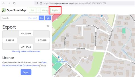 import open street map files ocad wiki english