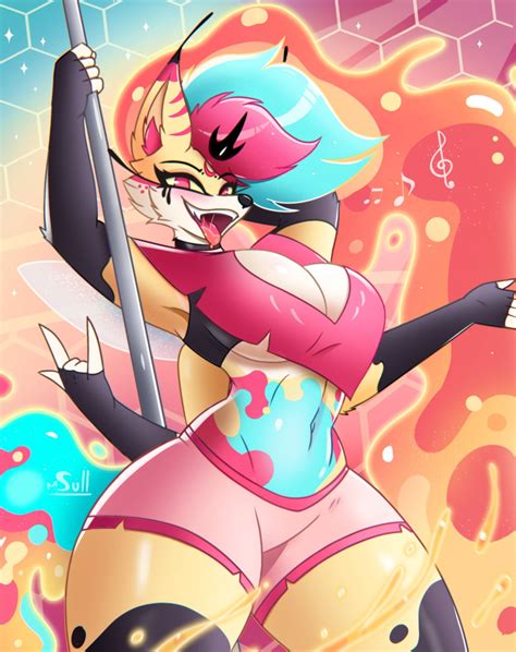 Rule 34 Big Breasts Cleavage Cleavage Cutout Helluva Boss Hi Res Multicolored Body