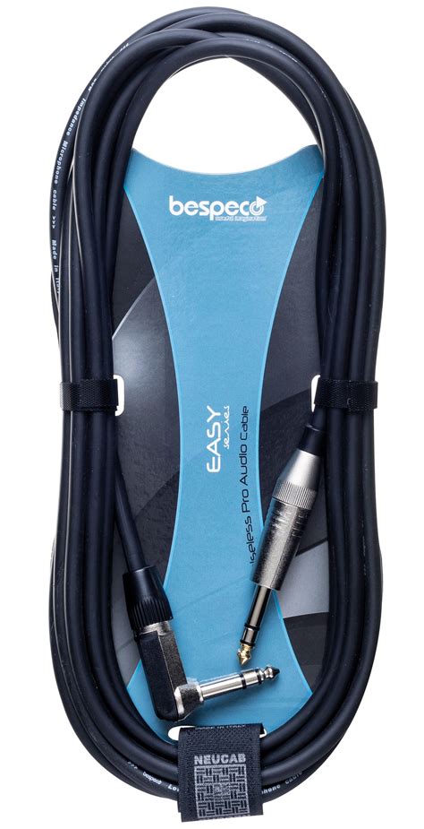 Bespeco Instrument Cable Easy Series Mm Jack Trs Mm Jack Trs