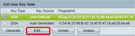 Configure Secure Shell SSH User Authentication Settings On A Switch Cisco