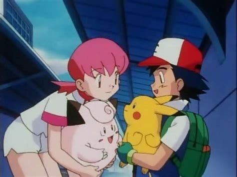 Whitney Clefairy Pikachu And Ash Ketchum Whitney Pokemon Anime All