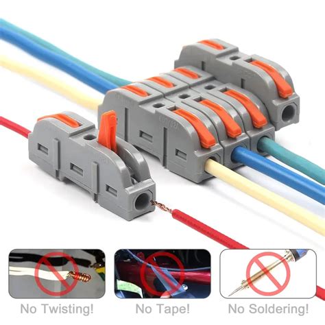 20pcs Quick Splice Wire Connector 1 To 1 Inline Wire Connectors Kit