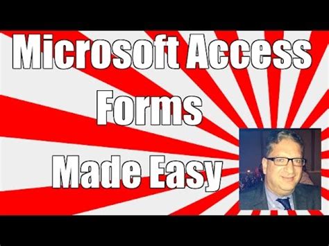 Access Forms How To Make And Manage Forms In Microsoft Access Tutorial