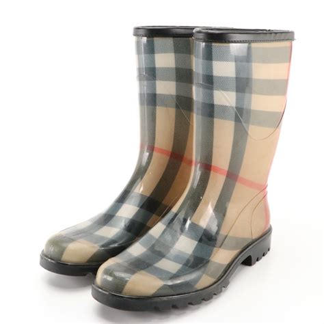 Burberry House Check Rain Boots Ebth