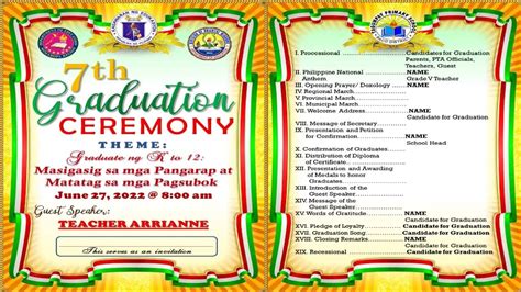 Graduation Ball Program Flow Philippines At Vicki Burns Blog