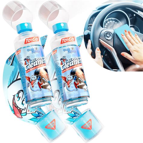 Travel Spray Bottle All Purpose Cleaner Fresh 2 Pack Gunk Getter