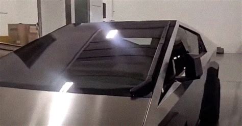 Cybertruck Mocked For Excessively Enormous Windshield Wiper In Leaked Video