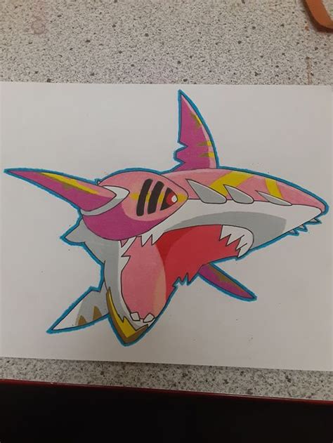 Shiny Mega Sharpedo By Davidsoncartoons On Deviantart