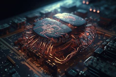 Artificial Intelligence Concept Of Digital Networks Development Of