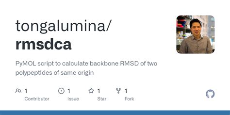 GitHub Tongalumina Rmsdca PyMOL Script To Calculate Backbone RMSD Of Two Polypeptides Of Same